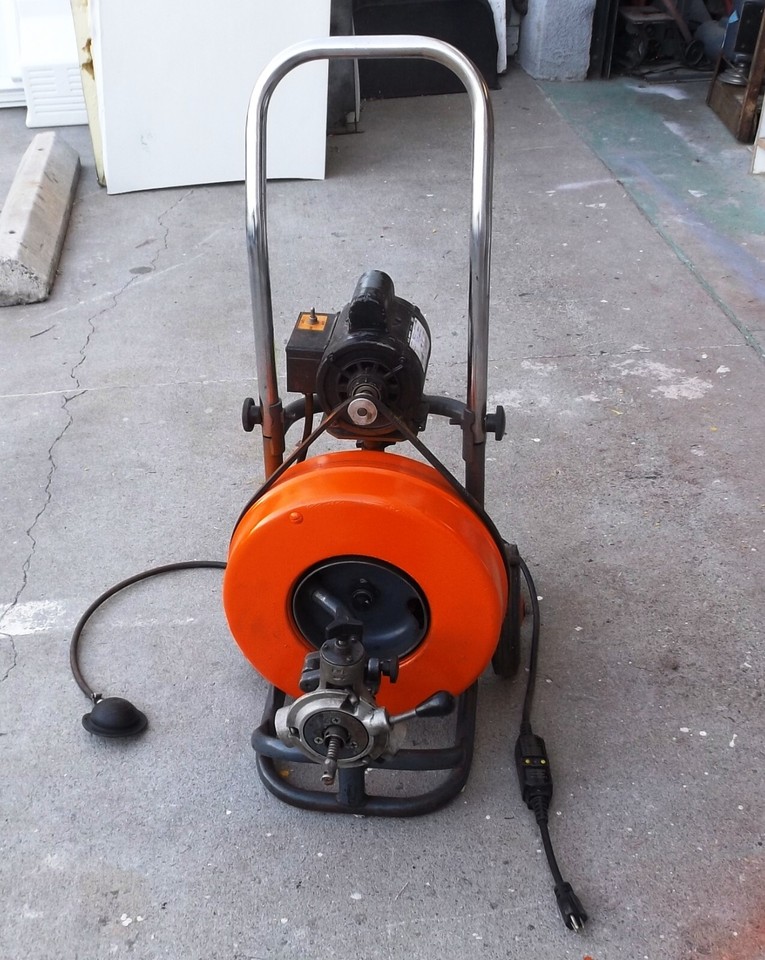 GENERAL SewerRooter T-3 Combination Sewer Machine Power Drain Cleaner ...