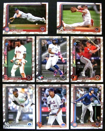 ⚾ 2025 Topps Series 1 SPRING TRAINING Foil Parallel Lot of 8 Cards | eBay
