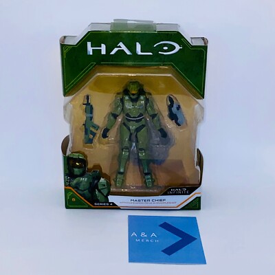 Halo Infinite Series 4 MASTER CHIEF with Commando Rifle & Grappleshot ...