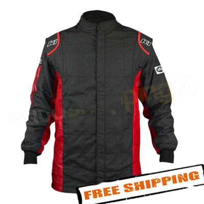 K1 RaceGear 21-SPT-NR-2XL 2X-Large Black/Red Nomex Sportsman Driving ...
