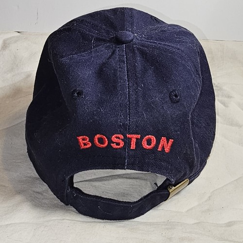 Boston EST. 1630 Navy Blue/Red Adjustable Baseball Cap | eBay