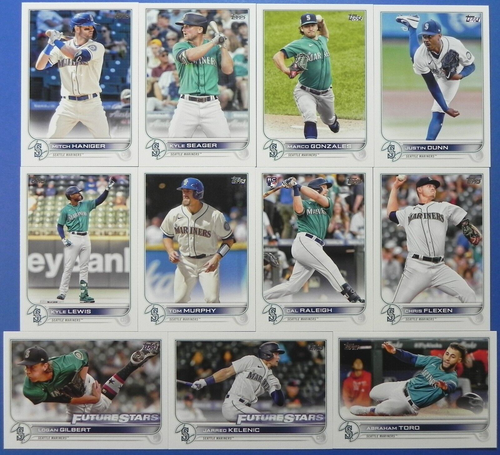 SEATTLE MARINERS 2022 Topps 36 Card Team Set Ser 1, 2 + Updates _ Exact ...