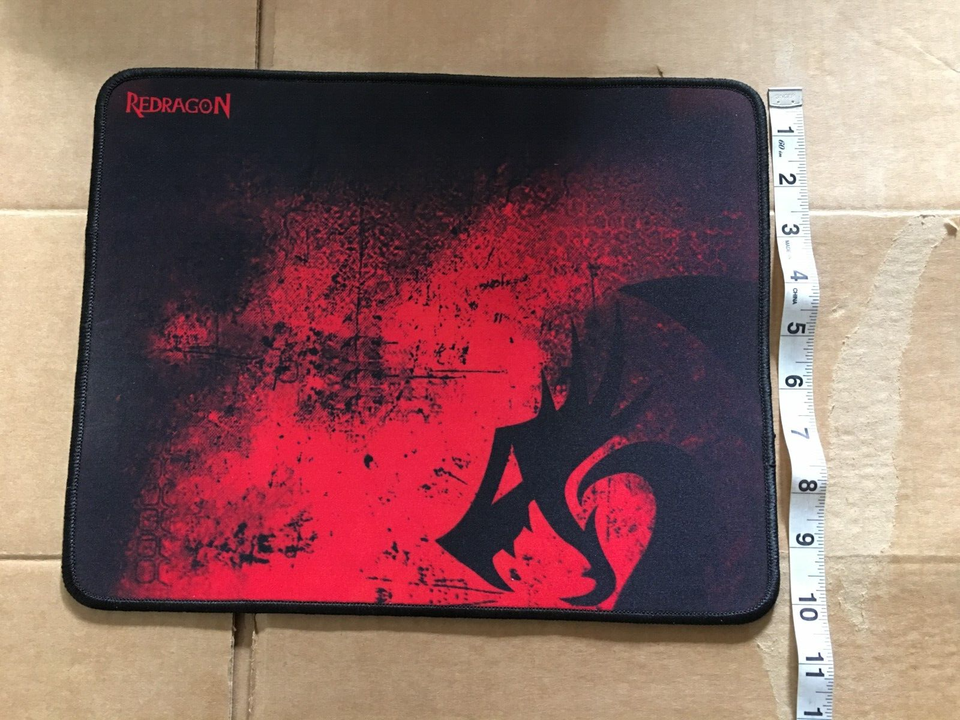Redragon Gaming Mat Mouse Pad 10 x 13 inches Red Dragon | eBay