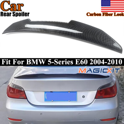 For 2004-2010 BMW 5-Series E60 Sedan PSM-Style Carbon Color Trunk ...