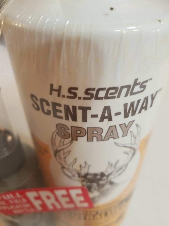 H.S. Scent-A-Way HUMAN SCENT NEUTRALIZER Odorless 32 Oz Bottle + 4 OZ ...