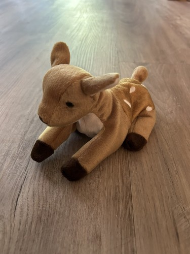 TY Beanie Baby - WHISPER the Deer Plush Stuffed Animal No Tag | eBay