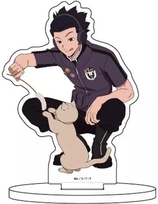 39. Yosuke Yoneya cat ver. (newly drawn) character acrylic figure ...