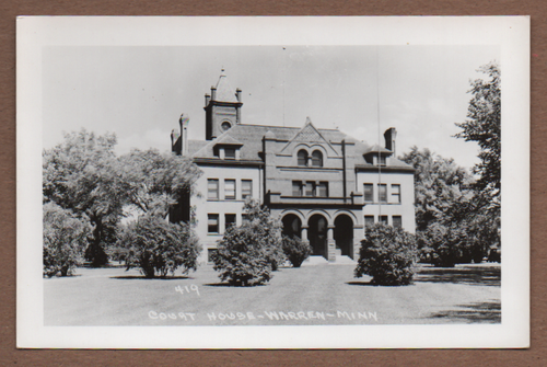 COURT HOUSE WARREN MINNESOTA VINTAGE RPPC POSTCARD | eBay