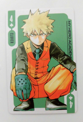My Hero Academia Bakugo Katsuki card Clover 4 . | eBay