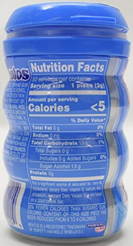 Mentos Pure Fresh Gum Sugar Free Fresh Mint Pack of 4 | eBay