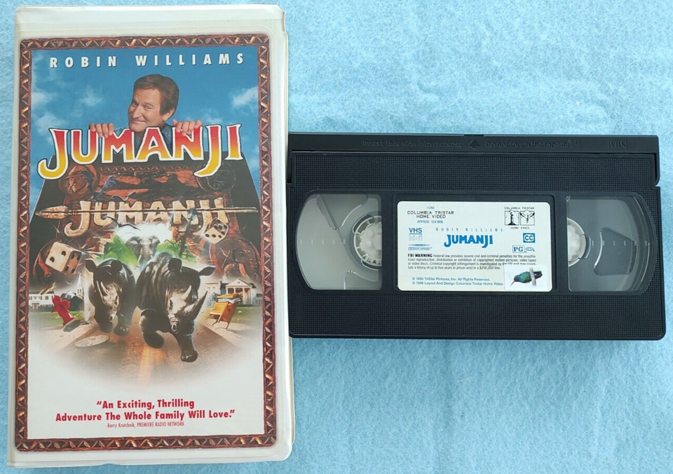 COLUMBIA TRISTAR FAMILY COLLECTION, JUMANJI, ROBIN WILLIAMS, CLAMSHELL ...
