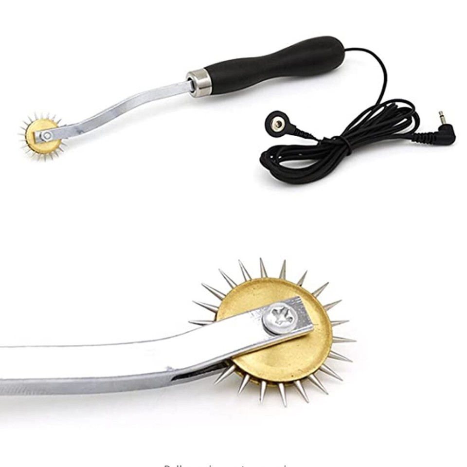 E-stim Stimulator with Pulley Roller Metal AnalPlugg Dildoo Exciting ...