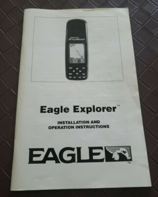 Vintage Eagle Explorer Portable GPS Manual Operation Instructions ONLY ...
