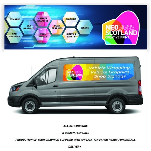 Lwb Van Panel Wrap Kit Sign Writing Vehicle lettering Livery signs ...