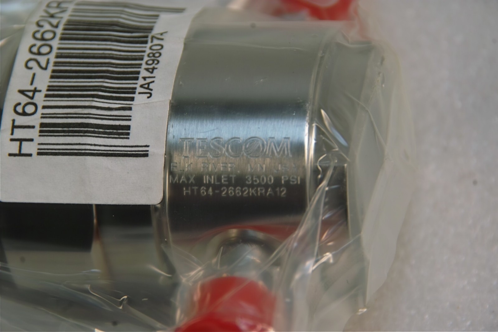 NEW TESCOM VALVE HT64-2662KRA12 MAX INLET 3500 PSI FREE SHIP | eBay