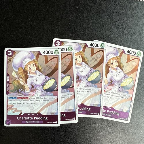 ONE PIECE TCG: Charlotte Pudding OP08-067 x4 | Rare Two Legends | eBay