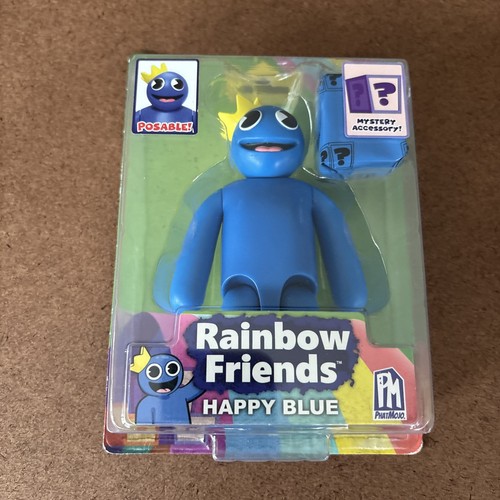 Rainbow Friends Happy Blue Posable Action Figure 5" Series 1 PhatMojo ...