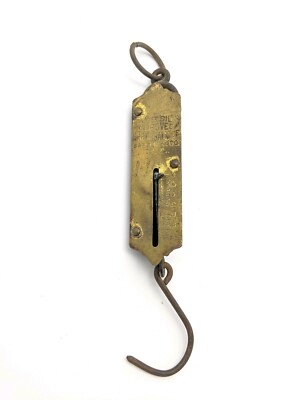 Vintage Brass Hanging Scale Made in USA | eBay