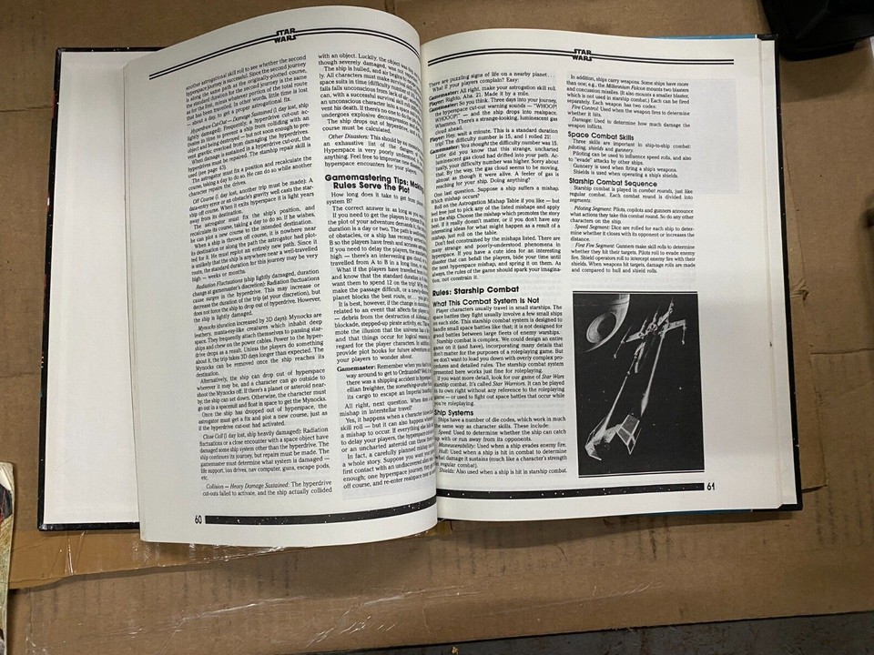 Star Wars The Roleplaying Game 1987 RPG role playing book GOOD | eBay