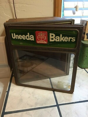 Vintage Uneeda Bakers Wooden Adv. Bread Box | eBay