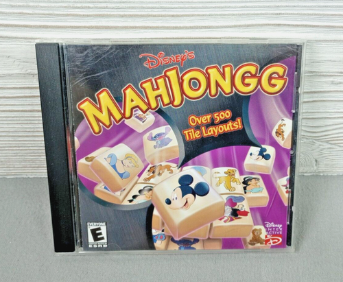 Disney Mahjongg (PC, CD 2003) Windows 98/Me/XP RATED E - ESRB Family ...