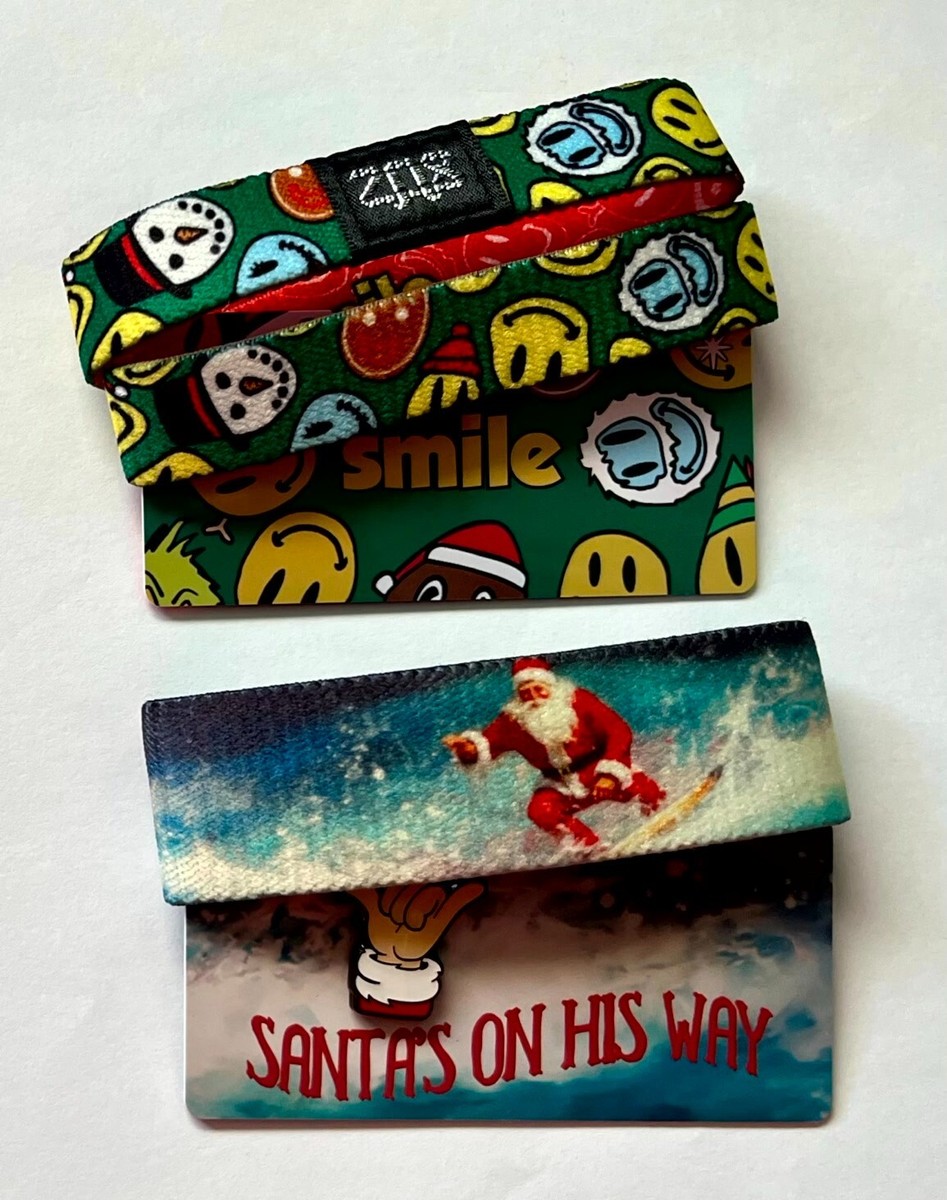 ZOX Strap Season 6 Santa's On His Way with Pin Surf Smile ZOX Strap Season 6 Santa's On His Way with Pin Surf Smile