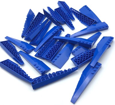 LEGO LOT OF BLUE SLOPED PARTS SLANTED RIGHT SIDE MOC PARTS | eBay