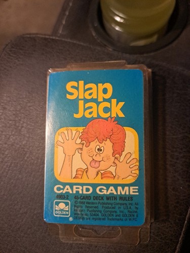 Vintage SLAP JACK Card Game Complete Deck With Plastic Case and Rules ...