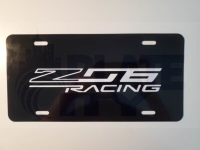 Z06 Racing Metal Plate novelty vanity black plate | eBay