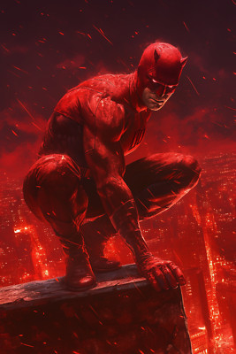 DAREDEVIL 02 Fine Art Print 13x19 Limited Edition 1 of 30 Marvel Born ...