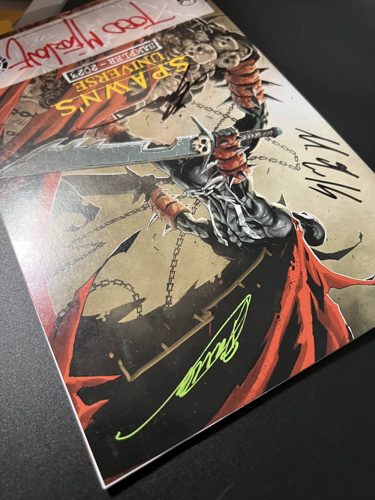 Spawn Universe Sampler ‘23 NYCC signed 5x McFarlane, Glapion, Henriques ...