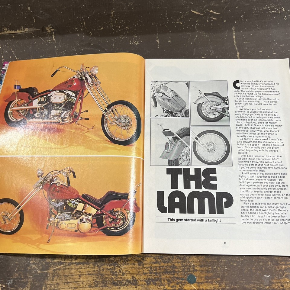 Easyriders Magazine June 1978 distressed david mann bikers outlaw ...