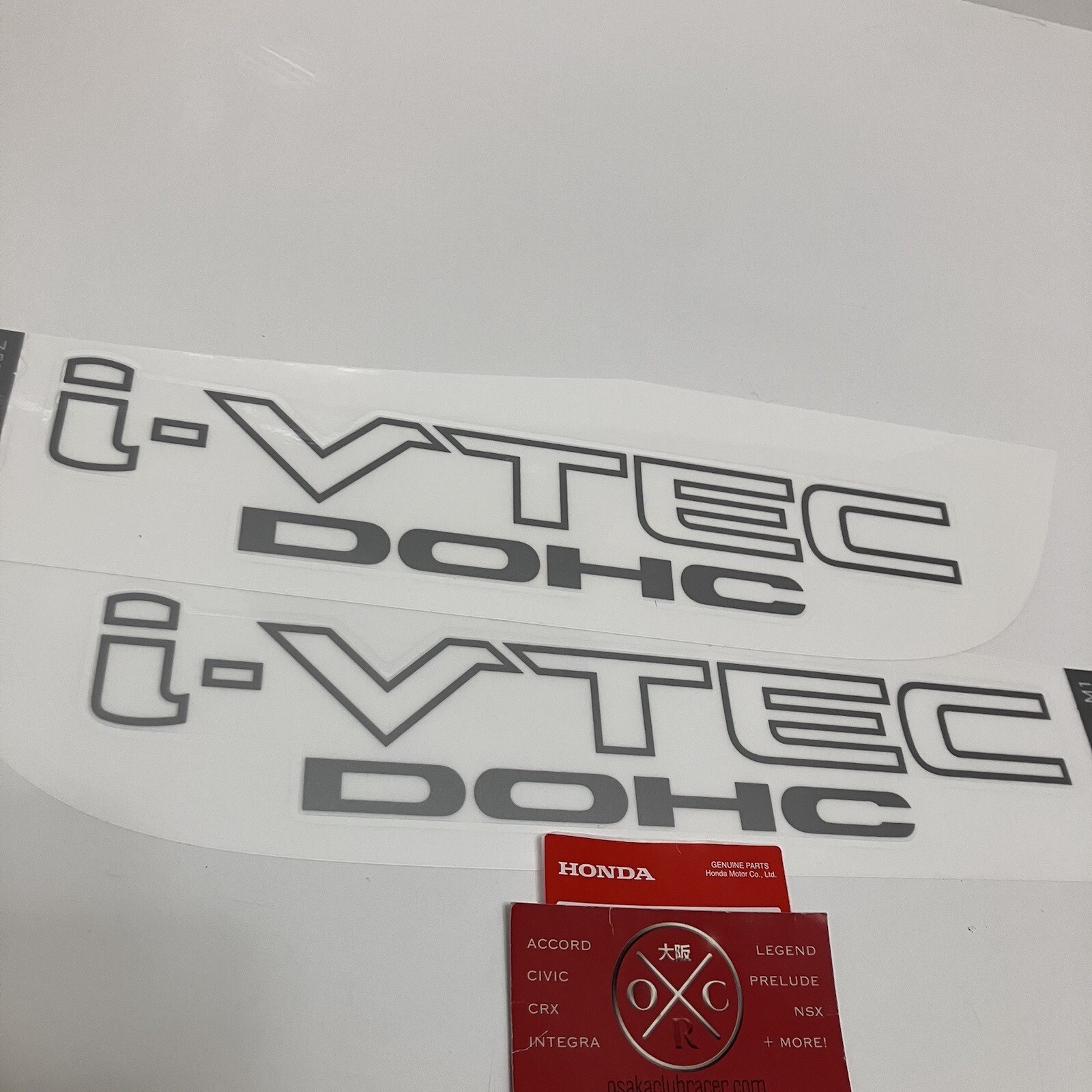 GENUINE OEM 2012-15 Honda Civic Si SEDAN i-VTEC DOHC Side Decals ...