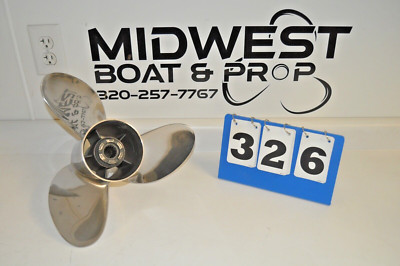 POWERTECH 3 BLADE STAINLESS PROPELLER 19P RH CLS2000FS3R19P FOR MERCURY ...