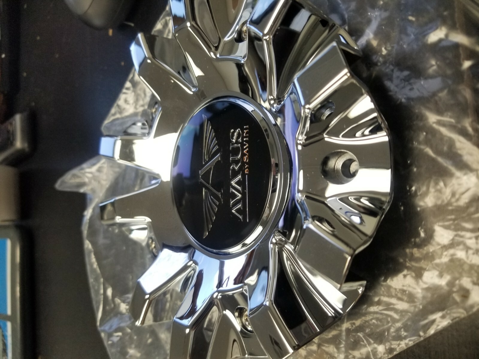 Avarus by Savini Wheels Chrome Custom Wheel Center Cap # CAP-Z215 ONE ...