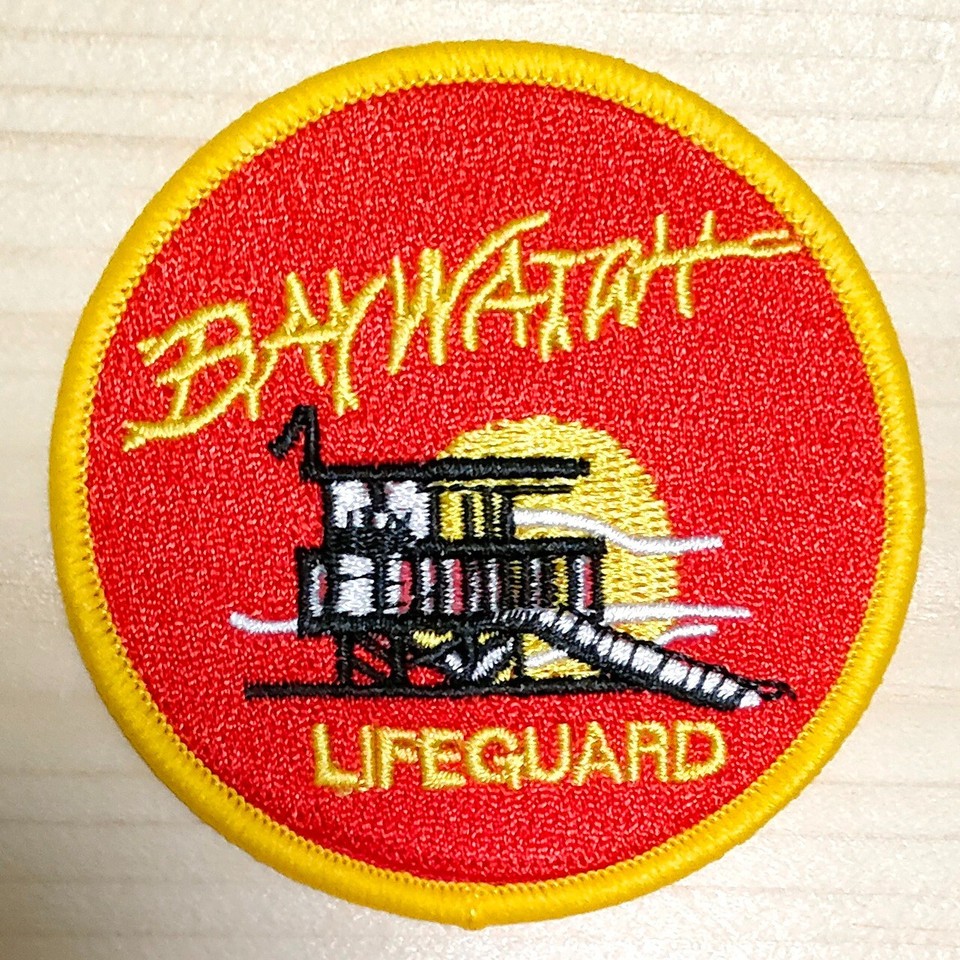 10 Bay Watch LifeGuard Life Guard Embroidered IRON ON PATCH Punk Biker ...