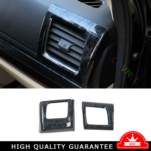Console L&R Air Outlet Vent Trim For Toyota Highlander 14-2019 Black ...