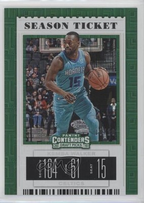 2019 Contenders Draft Picks Season Building Blocks Ticket /10 Kemba ...