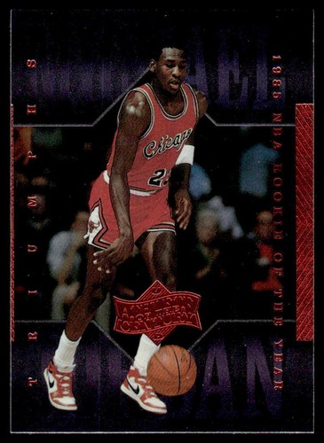 1999 UD ATHLETE OF CENTURY MICHAEL JORDAN 51 MINT BASKETBALL CHICAGO ...