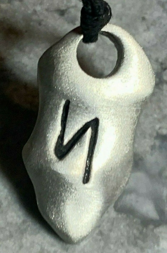 Sowulo Sun Viking Symbol Meaning Runes Silver Color Pewter Necklace ...