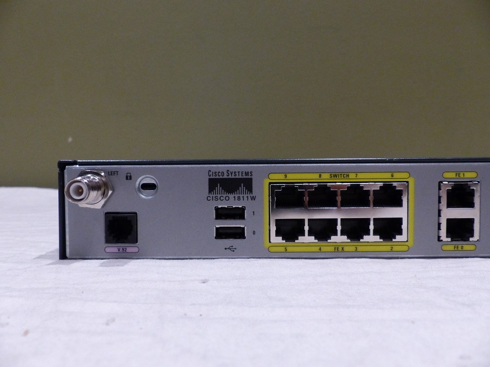 CISCO CISCO1811W-AG-B/K9 1811/K9 1811W WIRELESS ROUTER | eBay