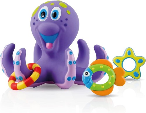 3 Hoopla Ring - Baby Bath Toy for Boys and Girls -18+ Months- Purple ...