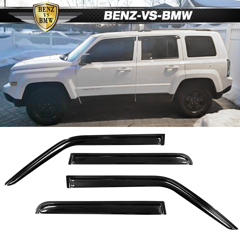 Fits 07-18 Jeep Patriot Window Visors 4Pc Set | eBay