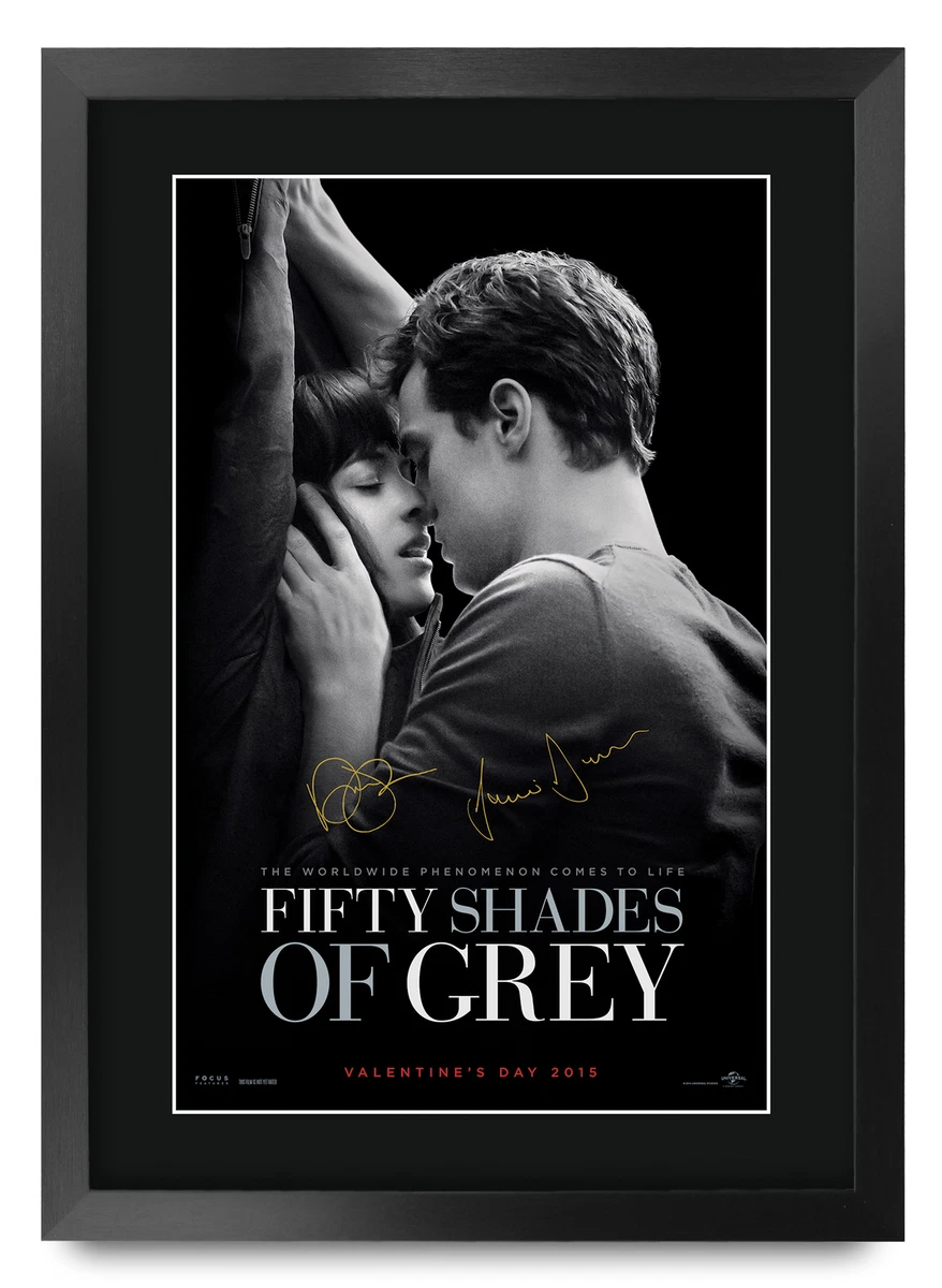 Fifty Shades Of Grey Movie Poster Jamie Dornan And Dakota Johnson