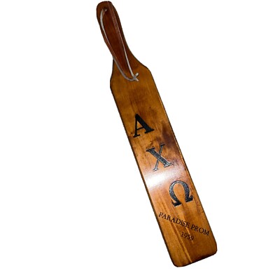 Vintage 1959 Wooden College Fraternity Paddle Gamma Zeta Chapter 22” | eBay