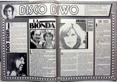 AMANDA LEAR / LA BIONDA / BOB SEGER = 2 PAGES 1978 French CLIPPING | eBay