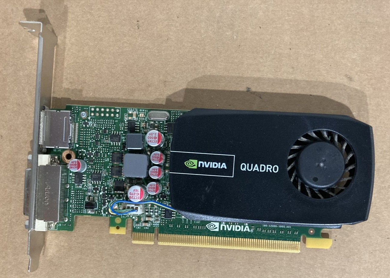 10 Nvidia Quadro 600 P2009 Grafikkarte 1GB 1x DisplayPort DVI-I CUDA ...