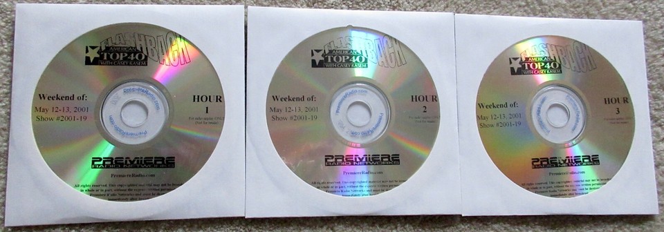 AMERICAN TOP 40 FLASHBACK Casey Kasem 3 CDs May 9 1987 05-09-87 Prince ...