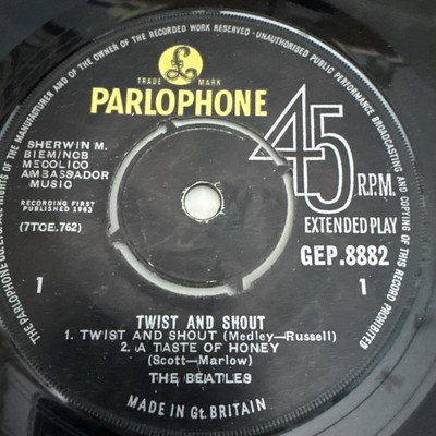 The Beatles - Twist And Shout 7" Vinyl EP Record | eBay