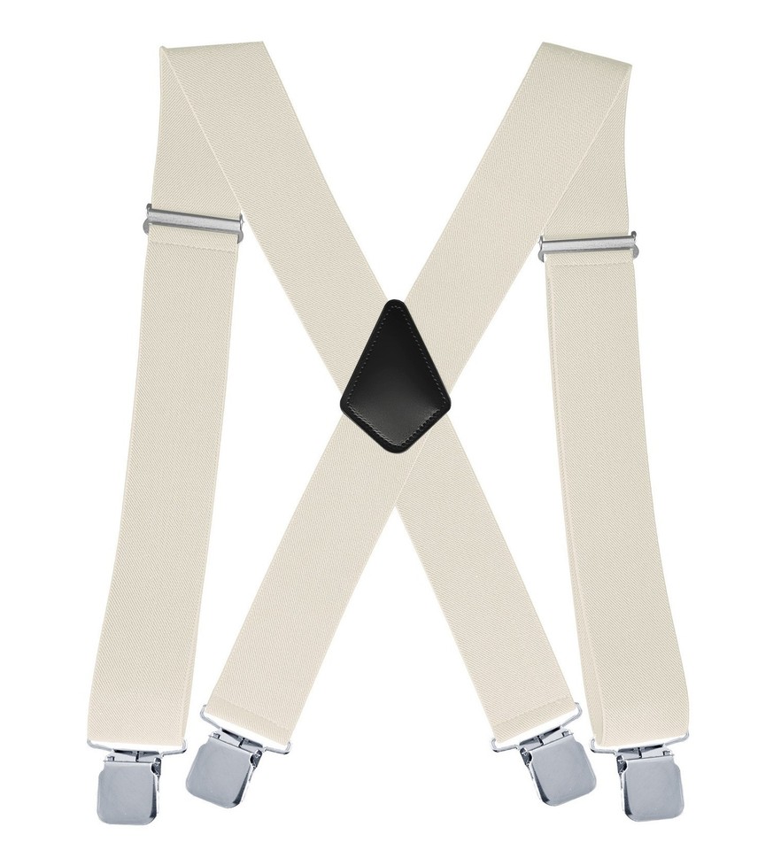 12 Colors 5*120 Extra Wide X-shaped Adjustable Suspenders Clips for Men ...